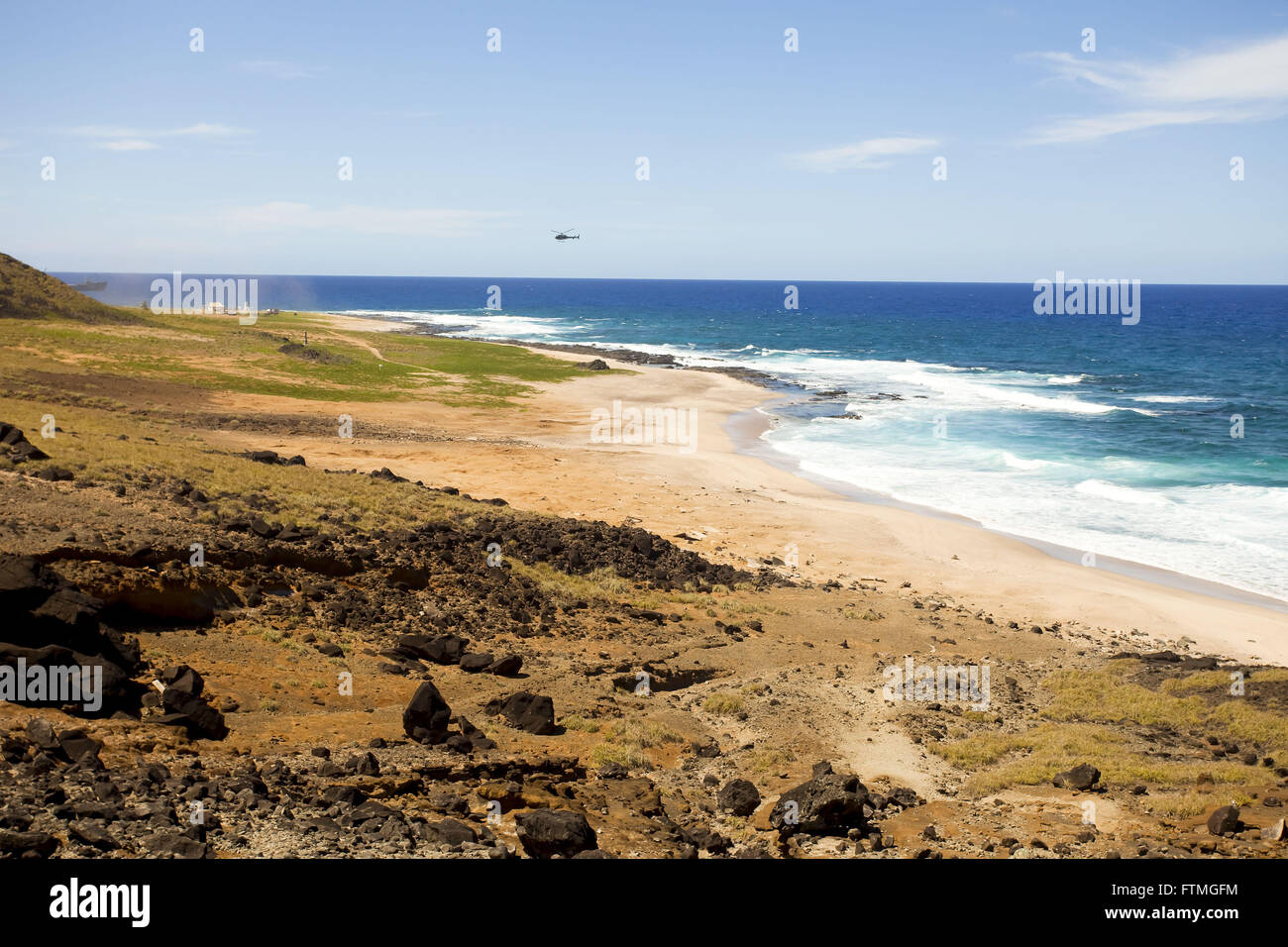 Landscape of the island of Trinidad in the Atlantic Ocean Stock Photo ...