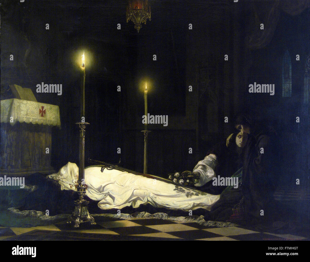 Madarász Viktor - The Mourning of László Hunyadi - Hungarian National ...