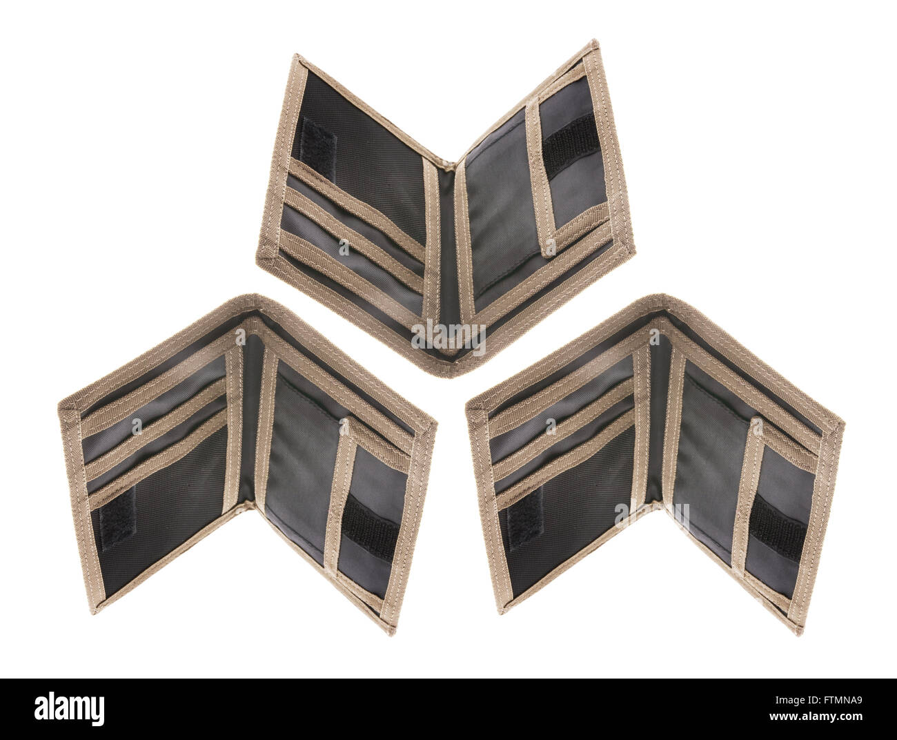 Open Empty Wallets Stock Photo - Alamy