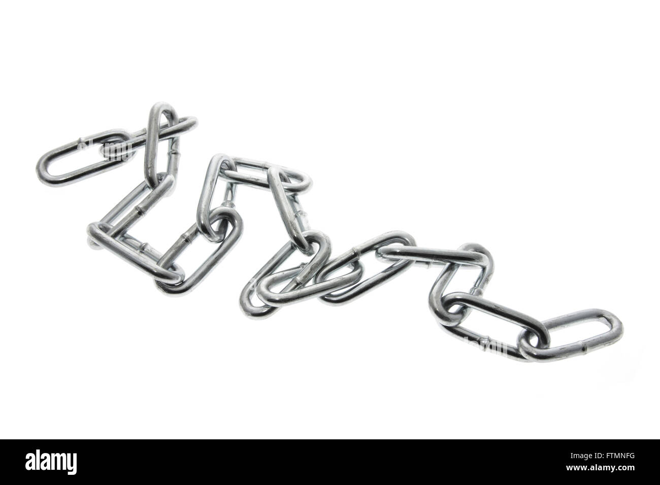 Silver chains Cut Out Stock Images & Pictures - Alamy