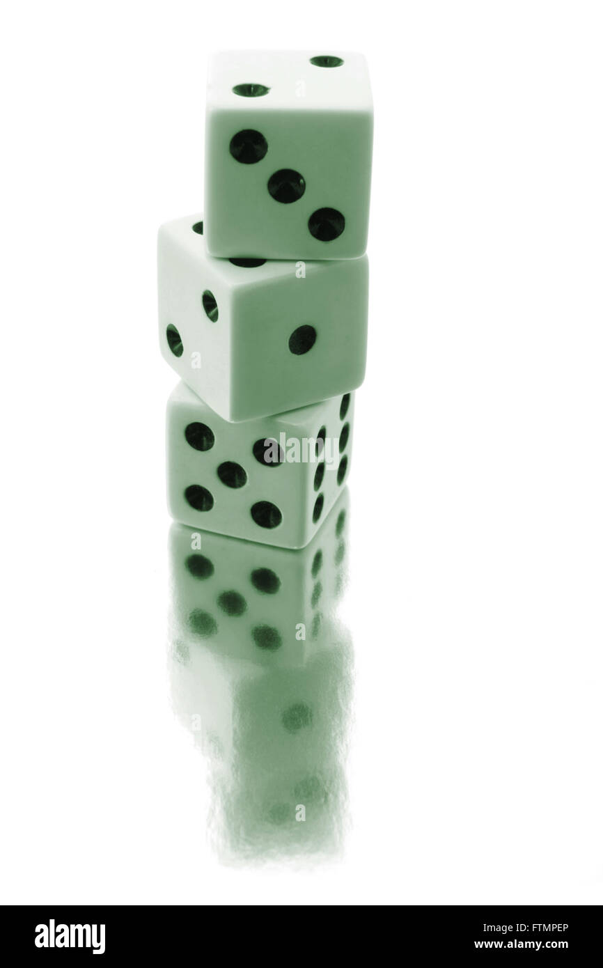 Stack of Dice Stock Photo - Alamy