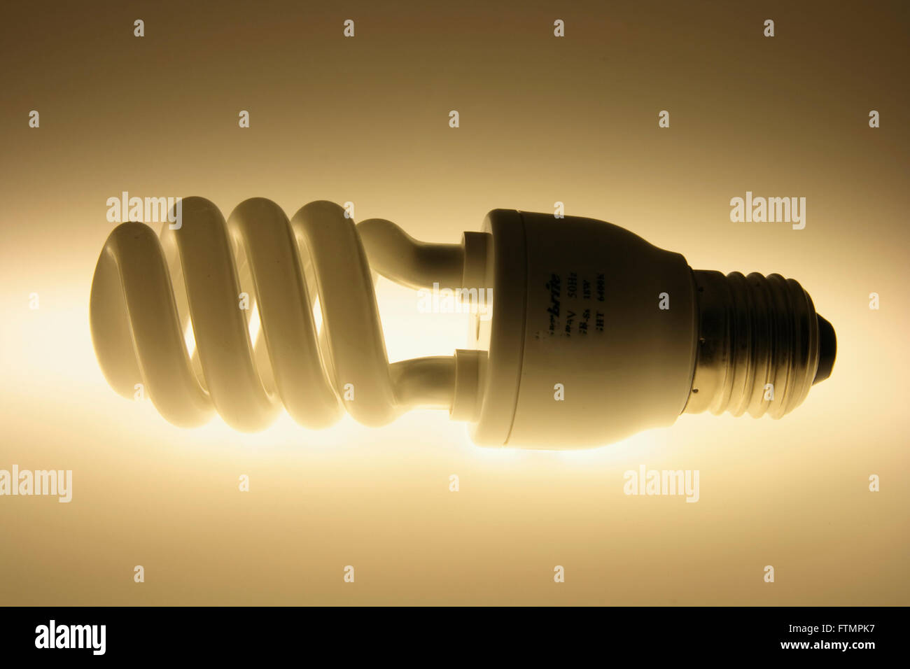 Fluorescent Light Bulb Stock Photo - Alamy
