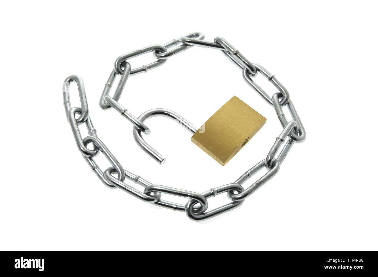Padlock and Chain Stock Photo - Alamy