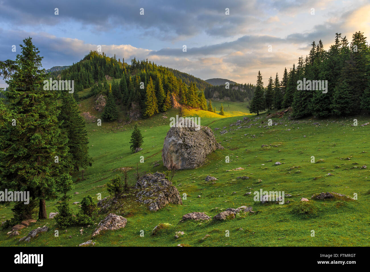 Sunlight clouds shadows over mountainous hi-res stock photography and ...