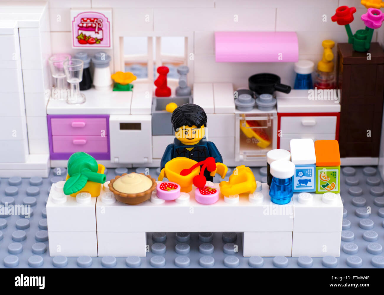Toy mini kitchen set High Resolution Stock Photography and Images - Alamy