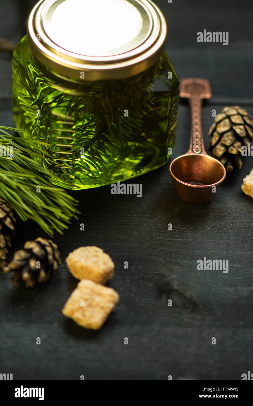 Fir tree bump jam Stock Photo - Alamy