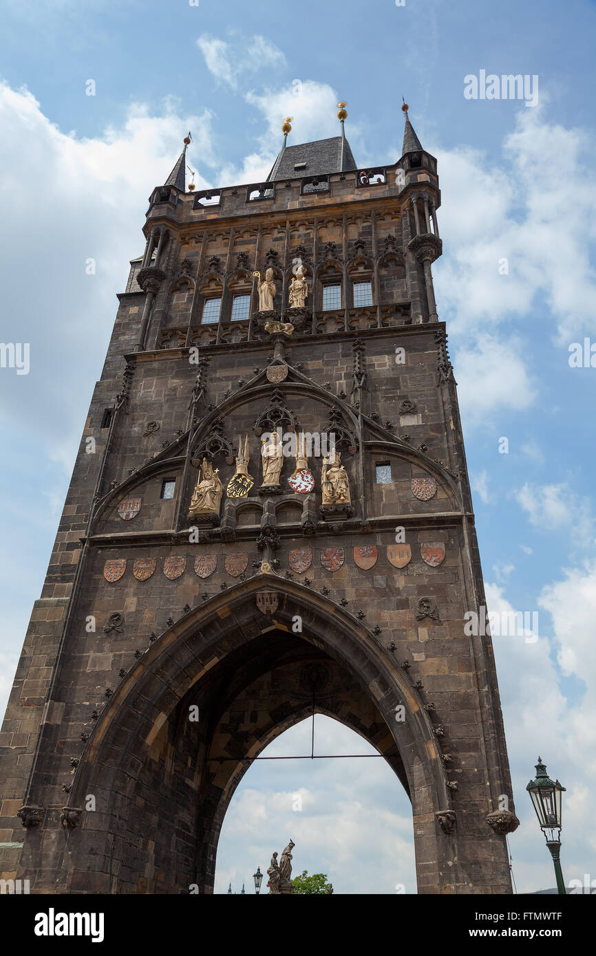 Charles bridge towers in hi-res stock photography and images - Alamy