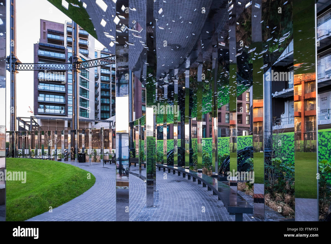 Gasholder Park, London, England, U.K Stock Photo - Alamy