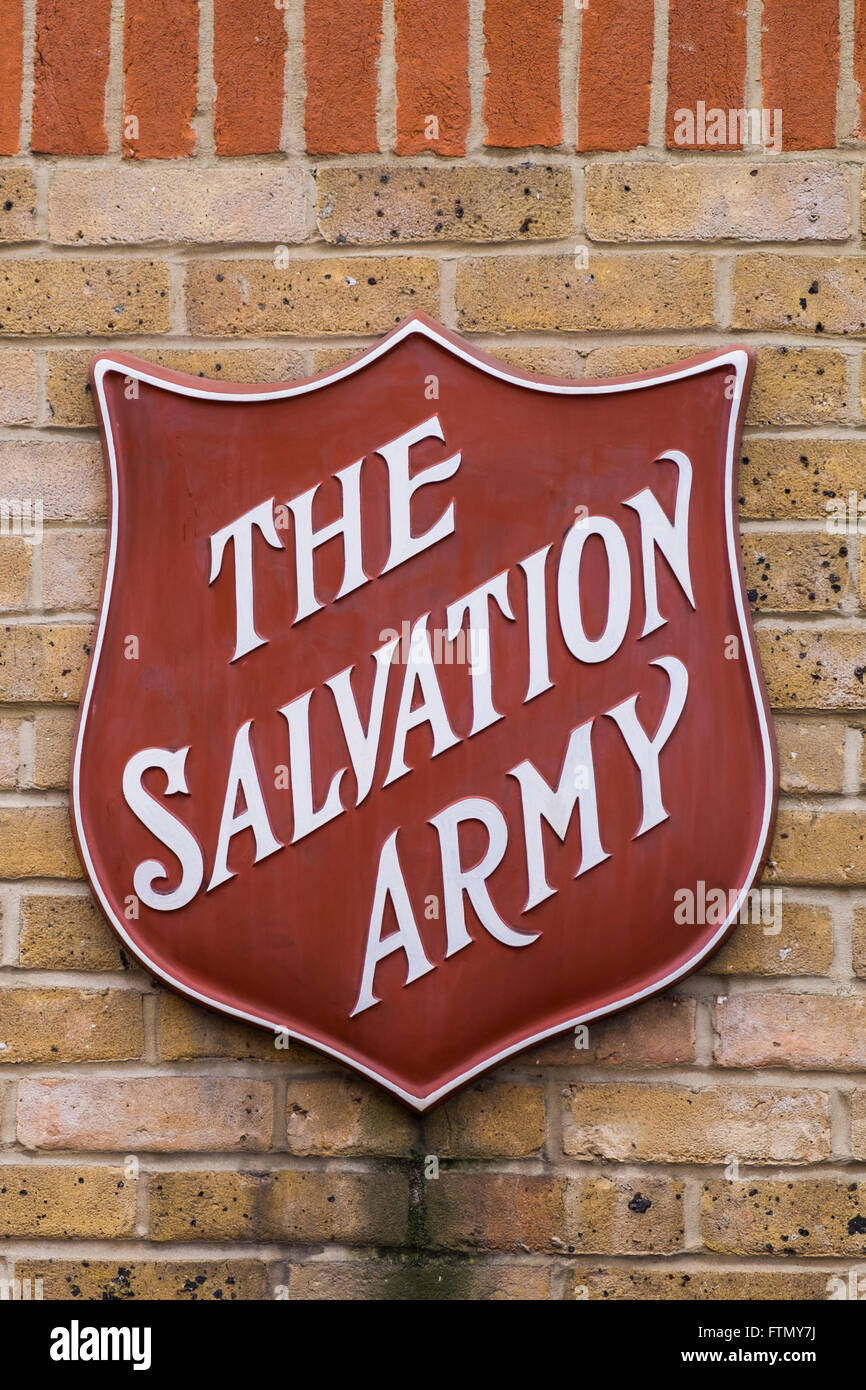 The Salvation Army sign, London, England, U.K Stock Photo - Alamy
