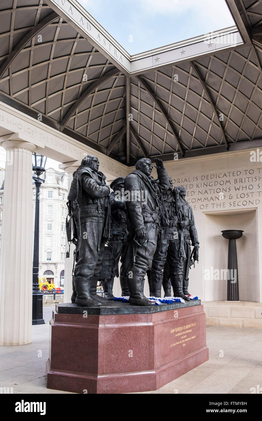 Royal Air Force Bomber Command Memorial, London, England, U.K Stock ...