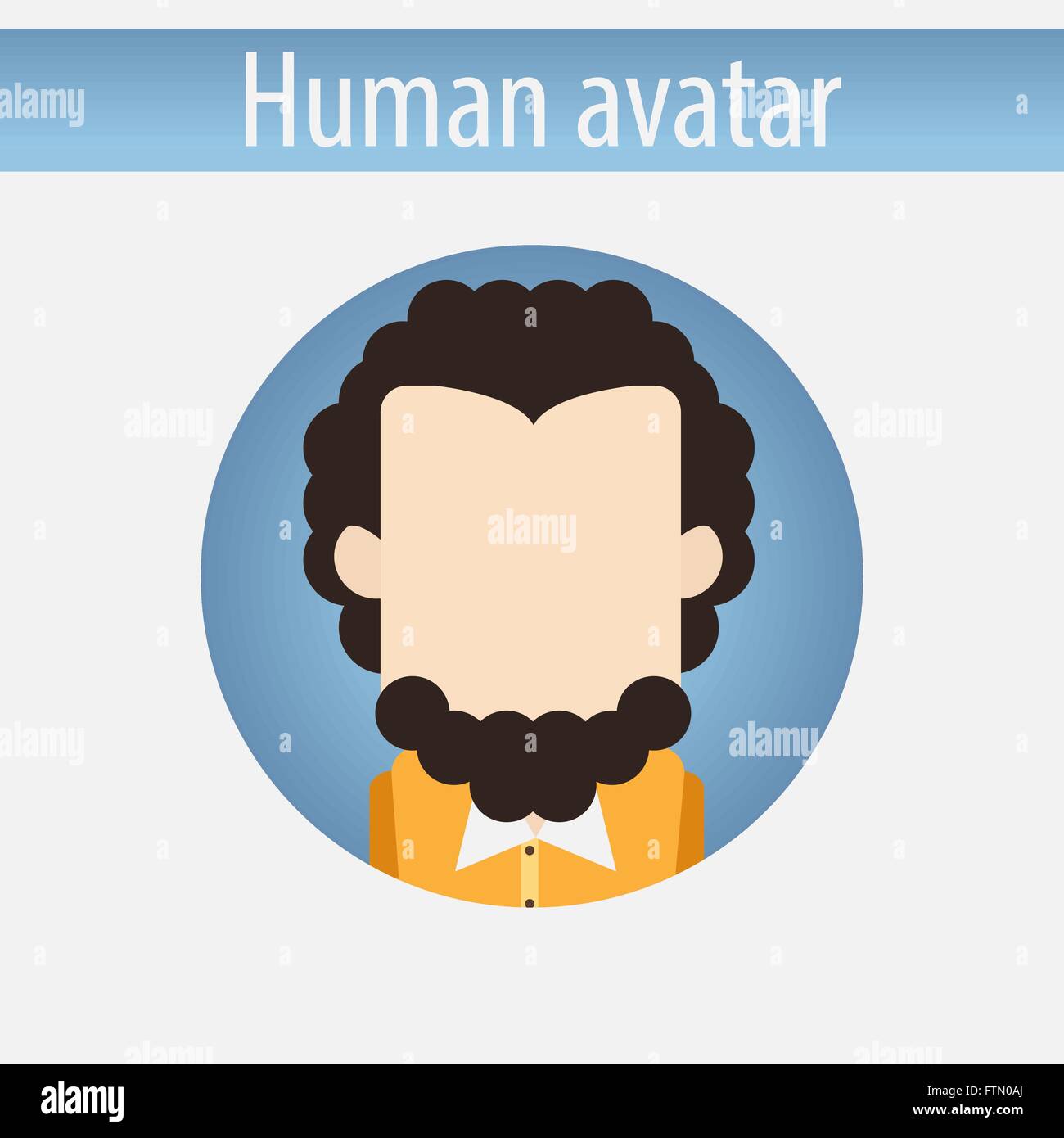 Avatar male Professor white man flat Stock Vector Image & Art - Alamy