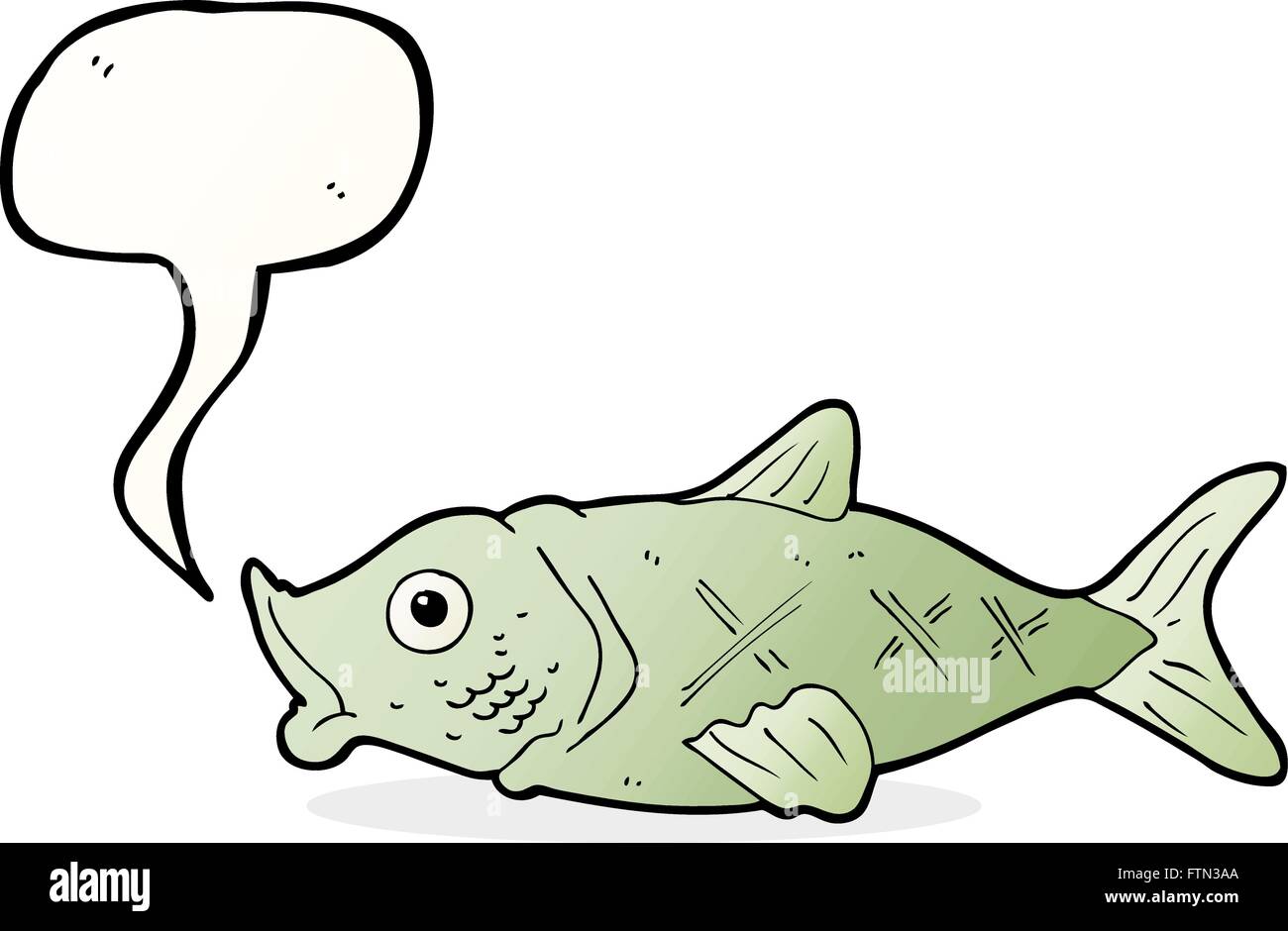 cartoon fish with speech bubble Stock Vector Image & Art - Alamy