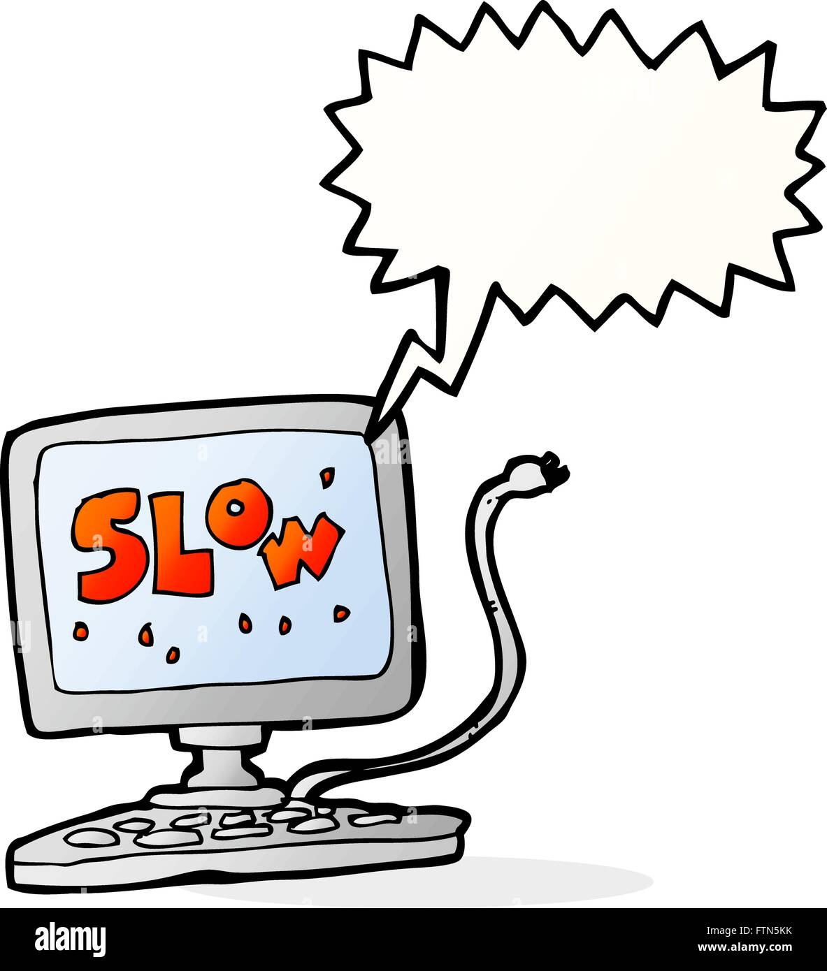 Cartoon Slow Computer Stock Photos & Cartoon Slow Computer Stock Images ...