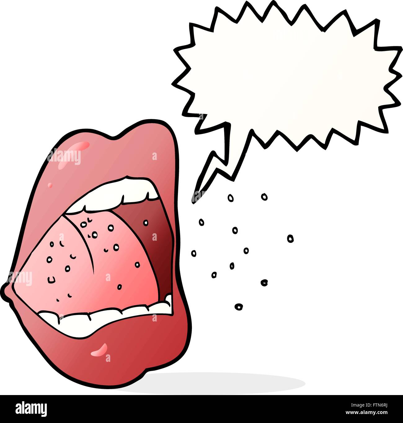 Cartoon sneezing mouth hi-res stock photography and images - Alamy