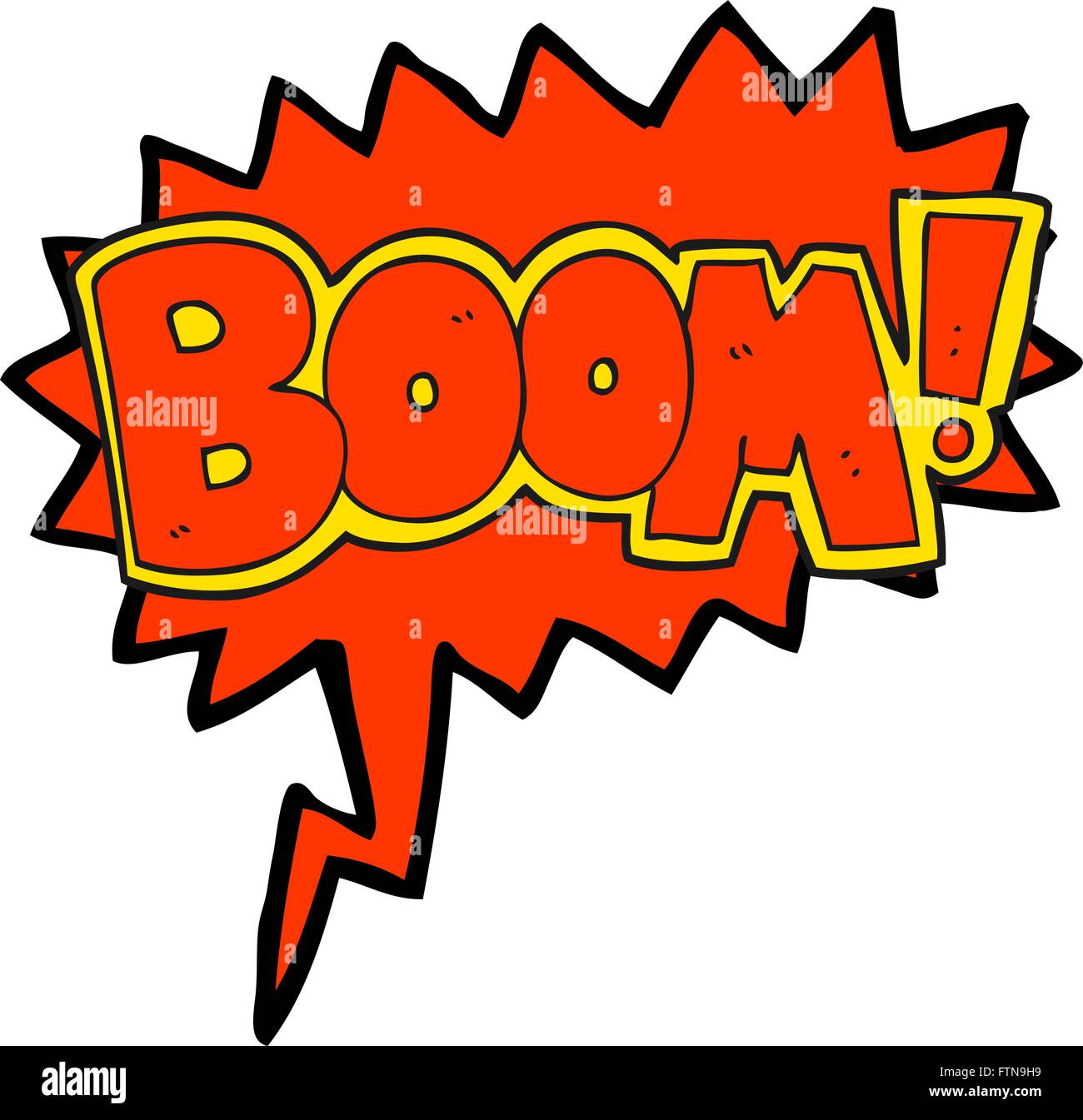 freehand drawn speech bubble cartoon boom symbol Stock Vector Image ...