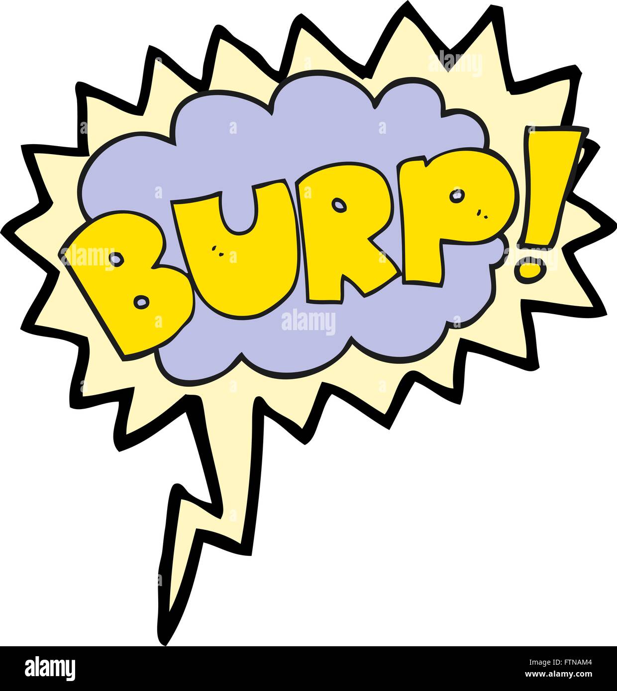 Burp speech bubble Stock Vector Images - Alamy