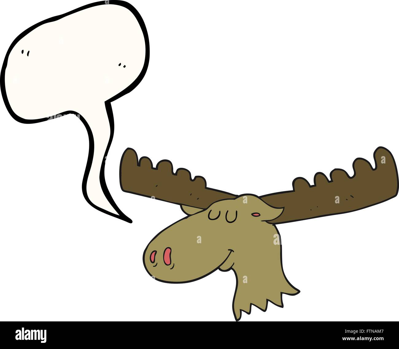 Talking moose Stock Vector Images - Alamy