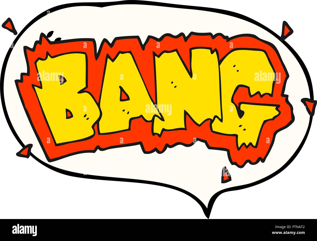 freehand drawn speech bubble cartoon explosion Stock Vector Image & Art ...