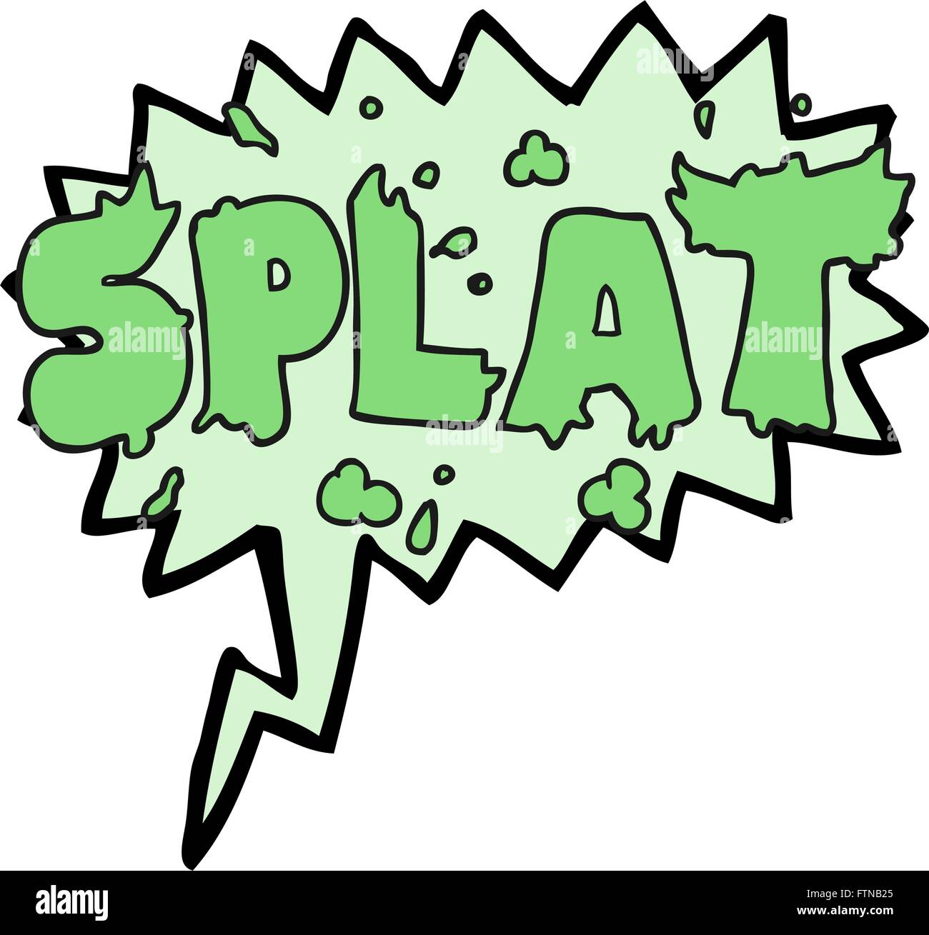 freehand drawn speech bubble cartoon splat Stock Vector Image & Art - Alamy
