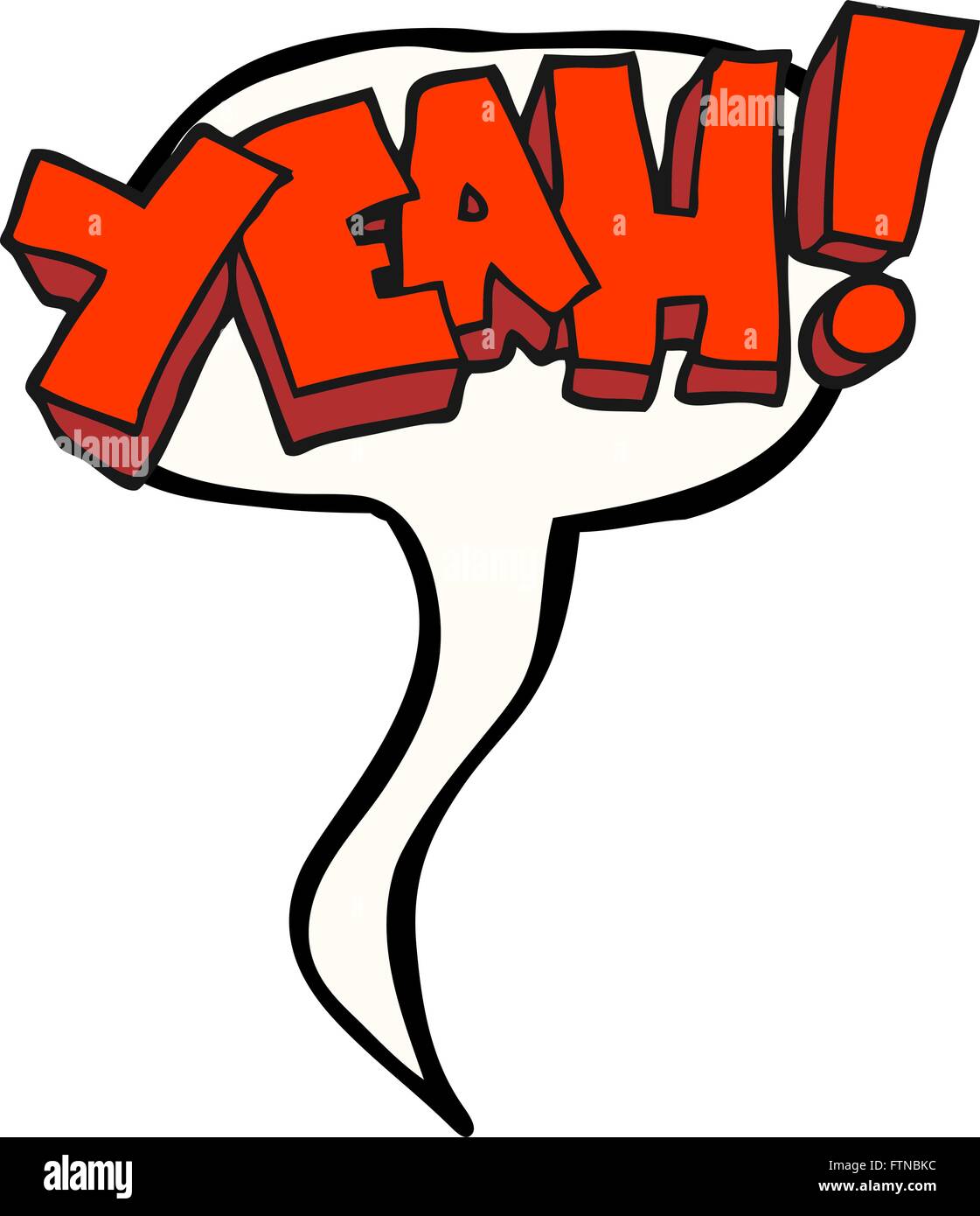 Cartoon yeah shout hi-res stock photography and images - Alamy