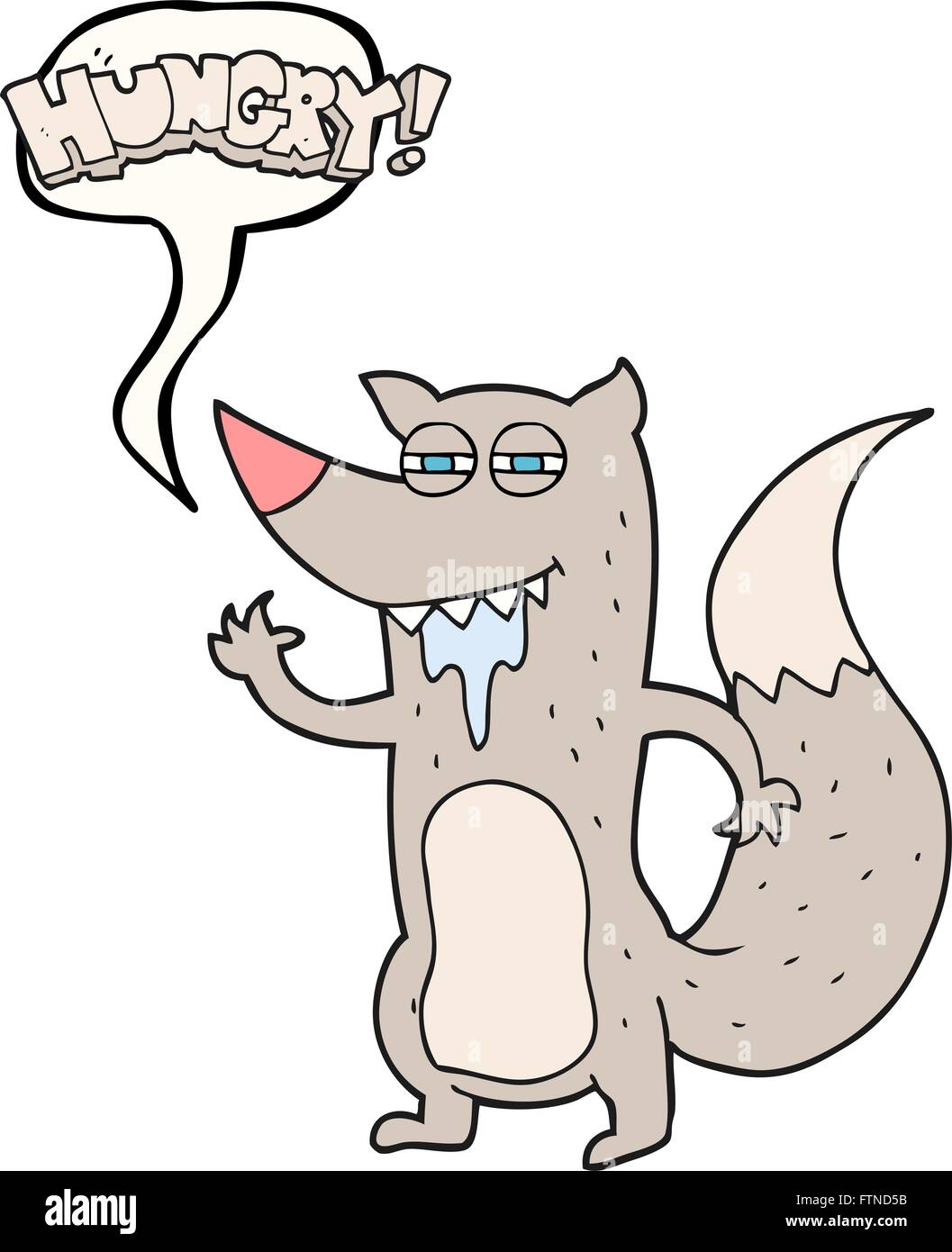 Freehand drawn bubble cartoon hungry hi-res stock photography and ...