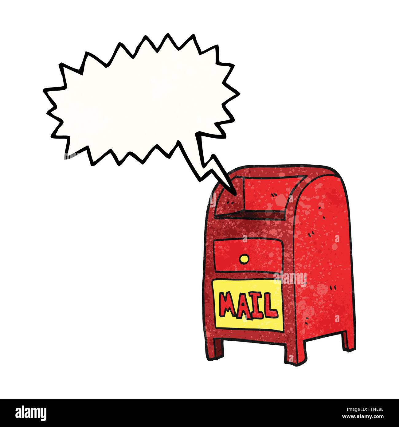 Talking postbox Stock Vector Images - Alamy