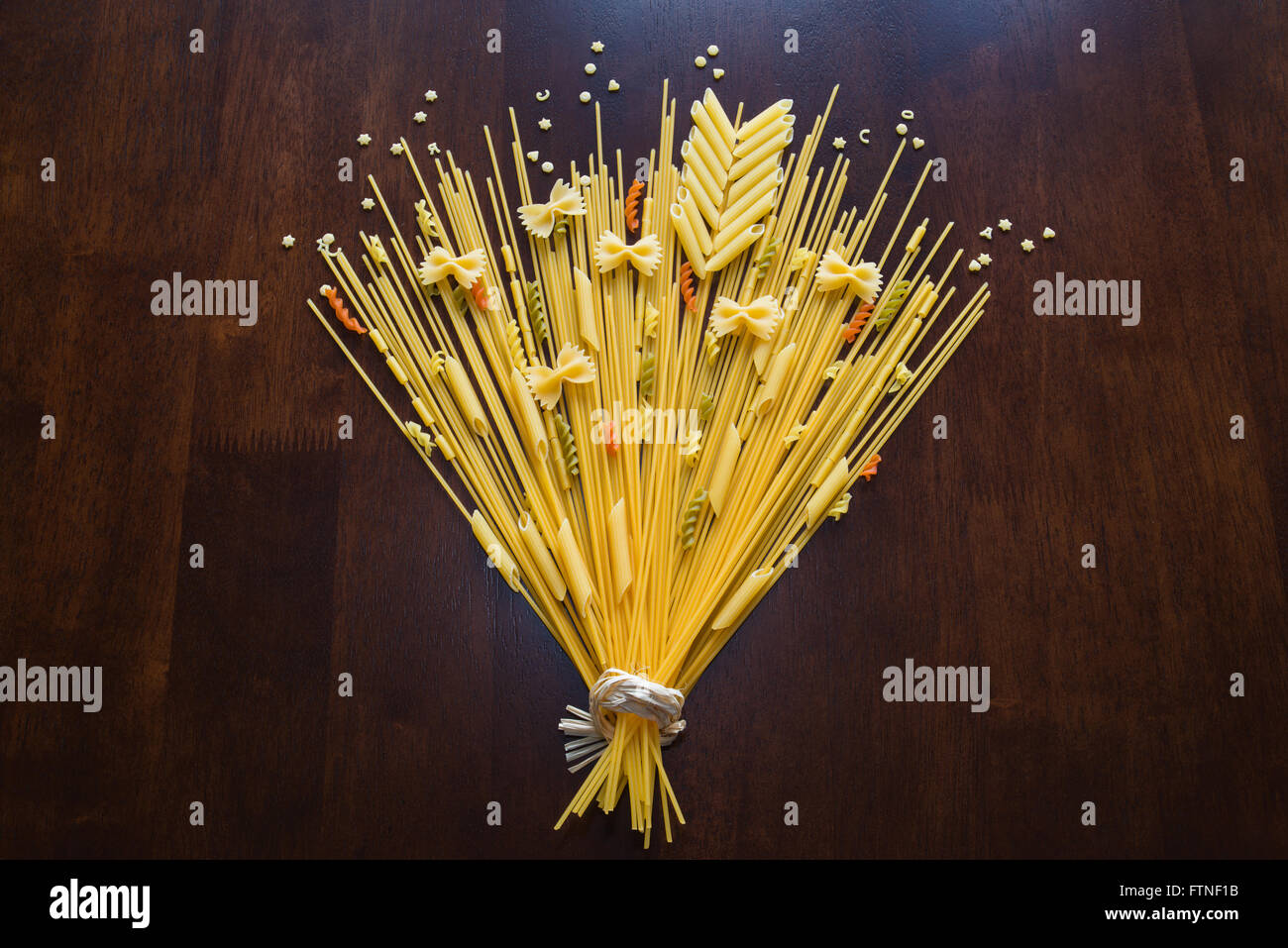 Like a flower growing pasta Stock Photo - Alamy