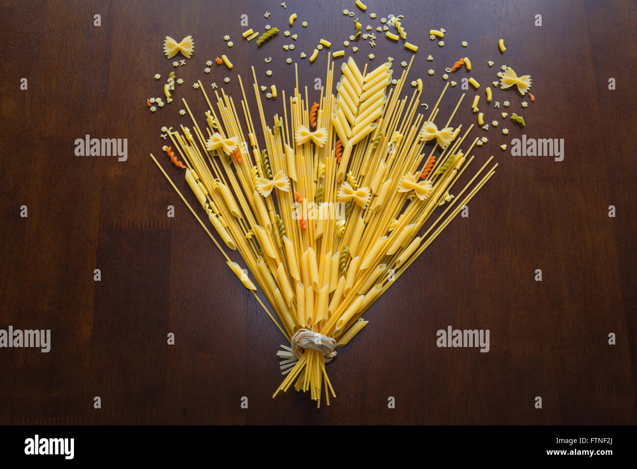Like a flower growing pasta Stock Photo - Alamy