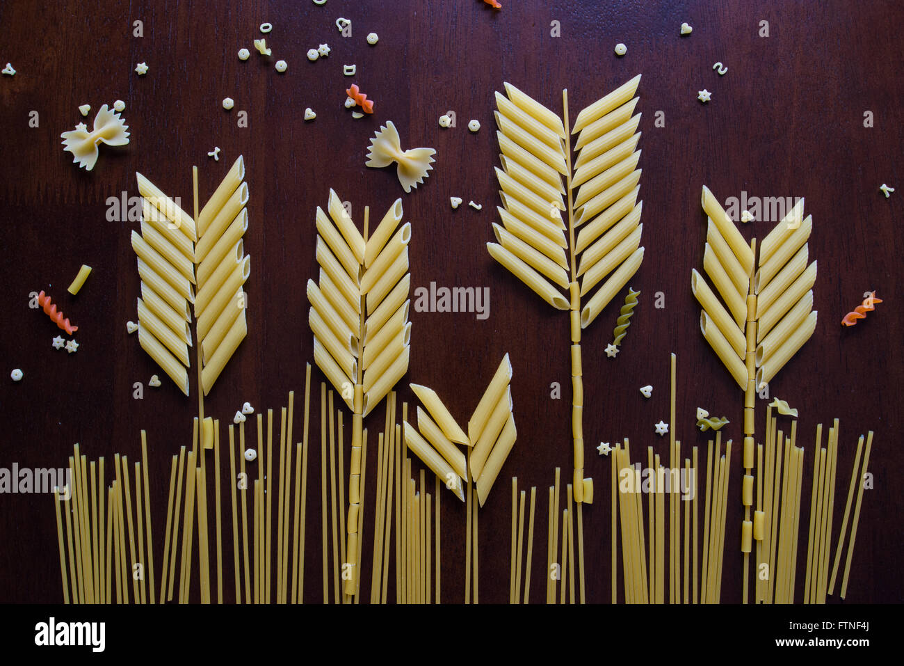 Like a flower growing pasta Stock Photo - Alamy