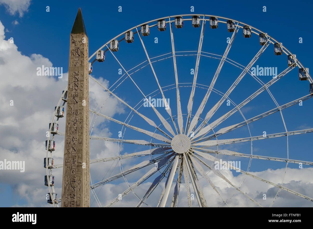 Ferris wheel in Paris Stock Photo - Alamy