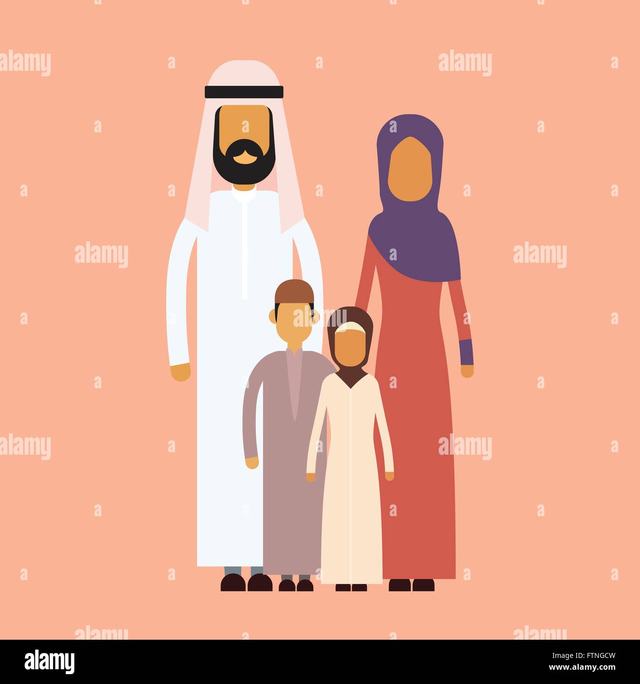 Arab child costume Stock Vector Images - Alamy