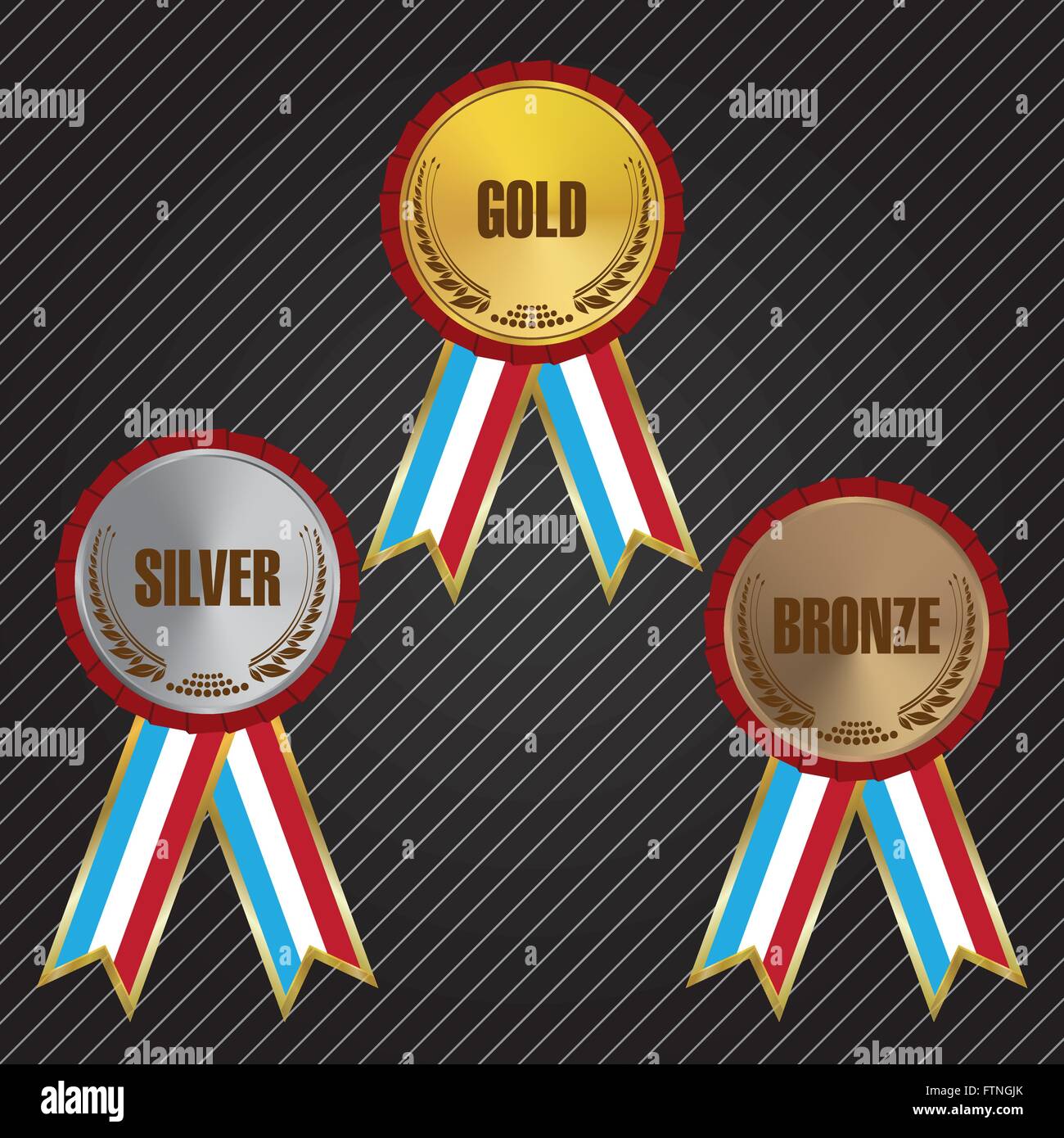 Royal medals Stock Vector Images - Alamy