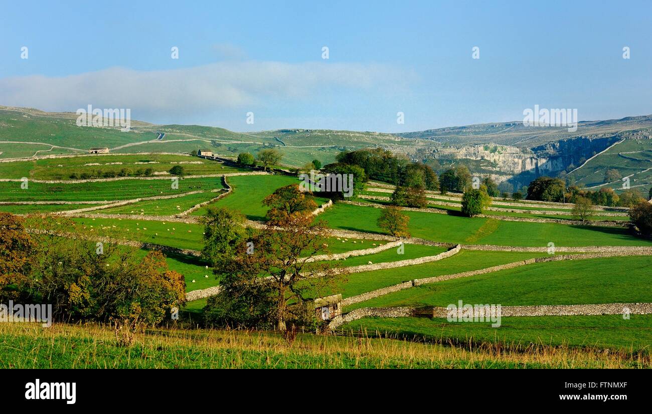 Malham Cove from the Cove Road Stock Photo - Alamy