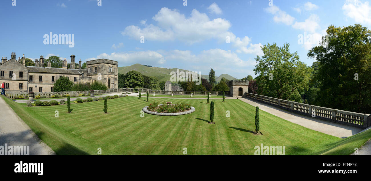 Ilam Village Staffordshire Peak District England Stock Photo - Alamy