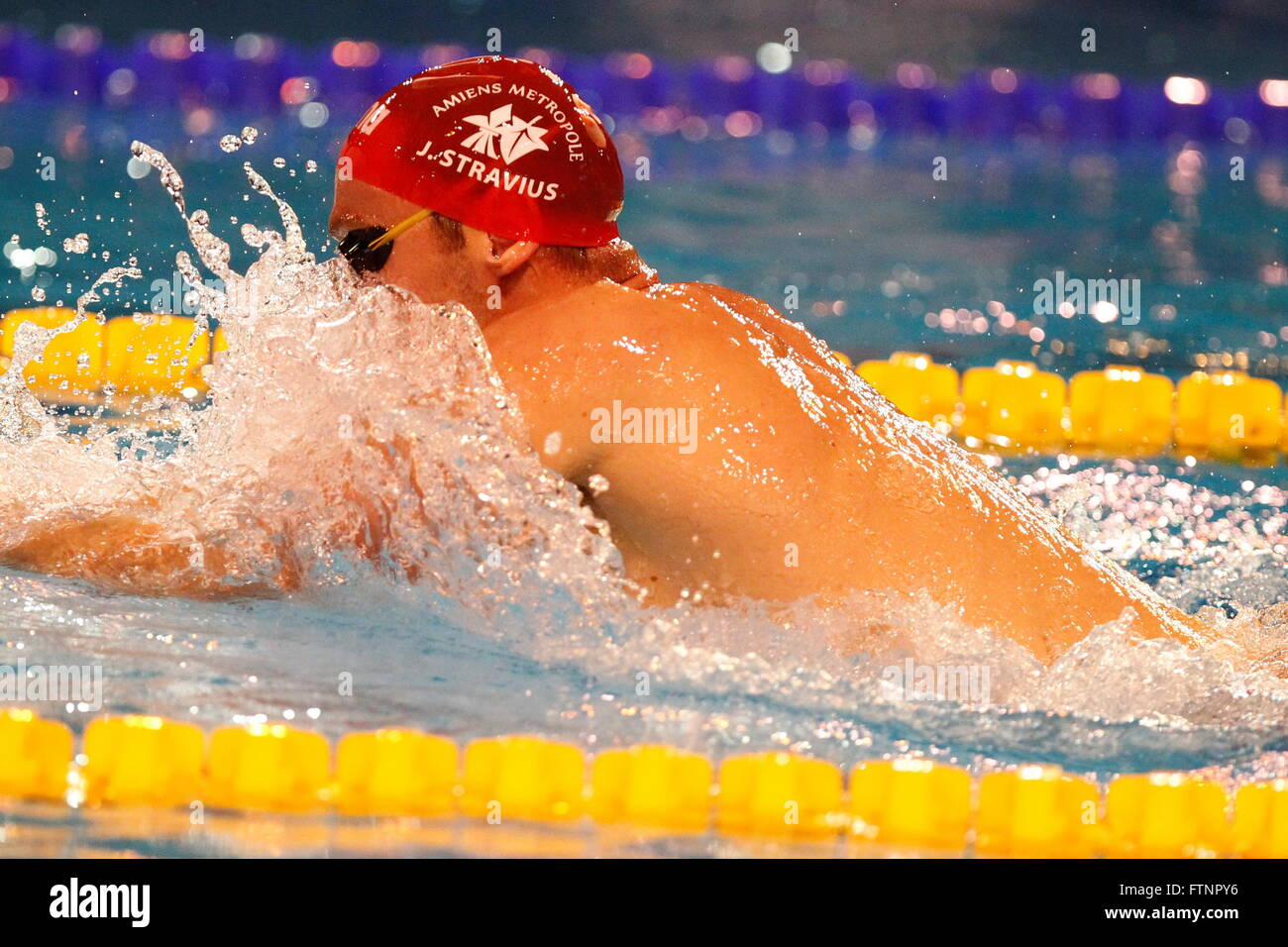 Jerémy Stravius swimmer France champion in the 200m medley 4 in Angers ...