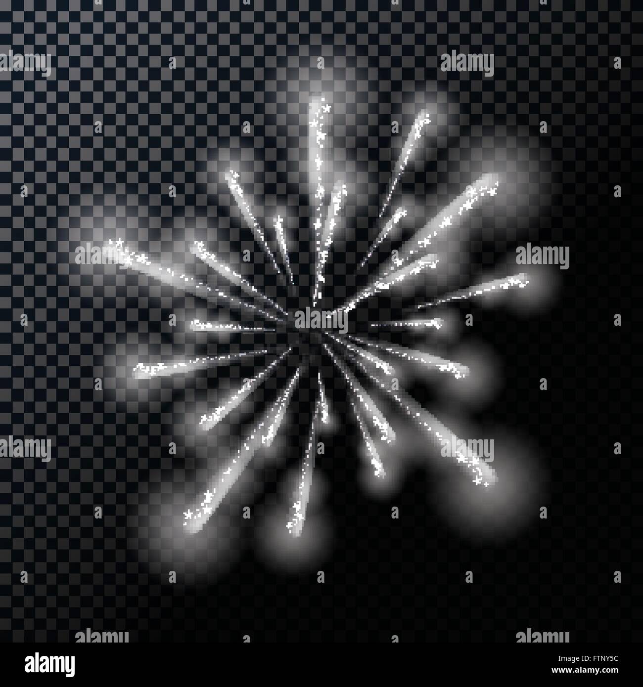 Star Burst with Sparkles. Vector illustration on Transparent Ba Stock ...