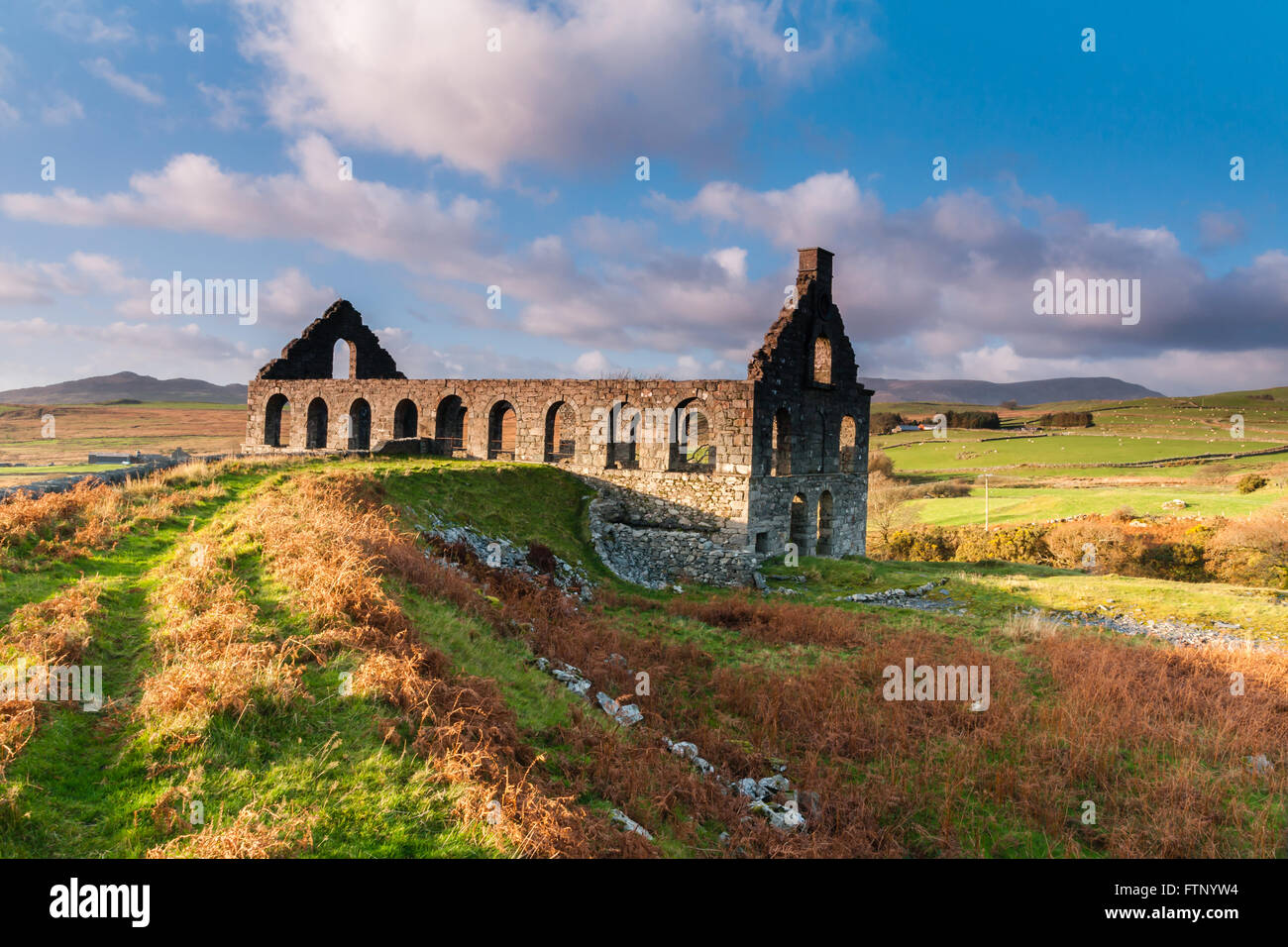 Pont pandy mill built around hi-res stock photography and images - Alamy