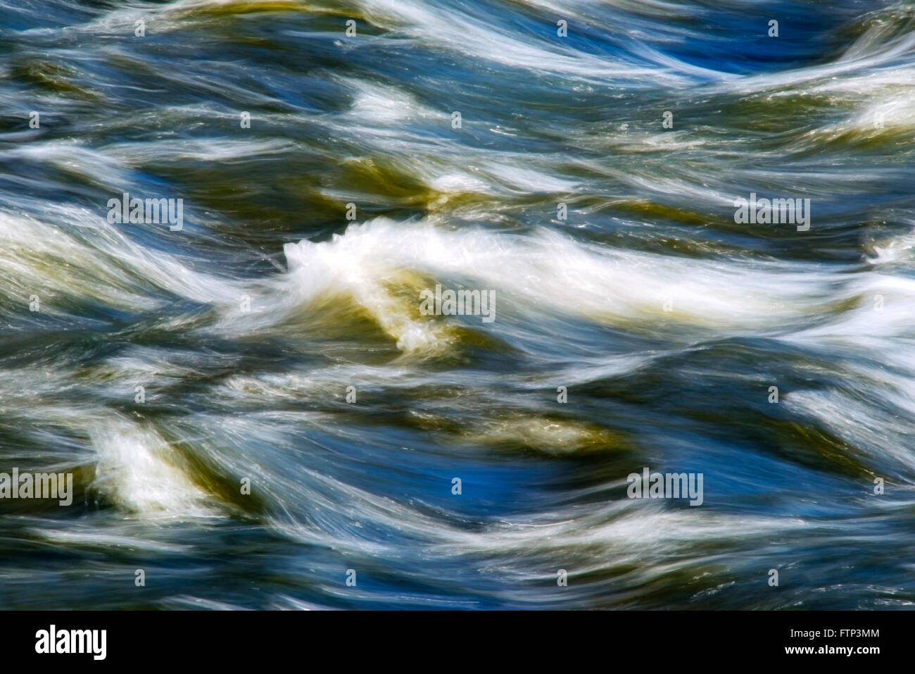 Blue waves water flowing Stock Photo - Alamy