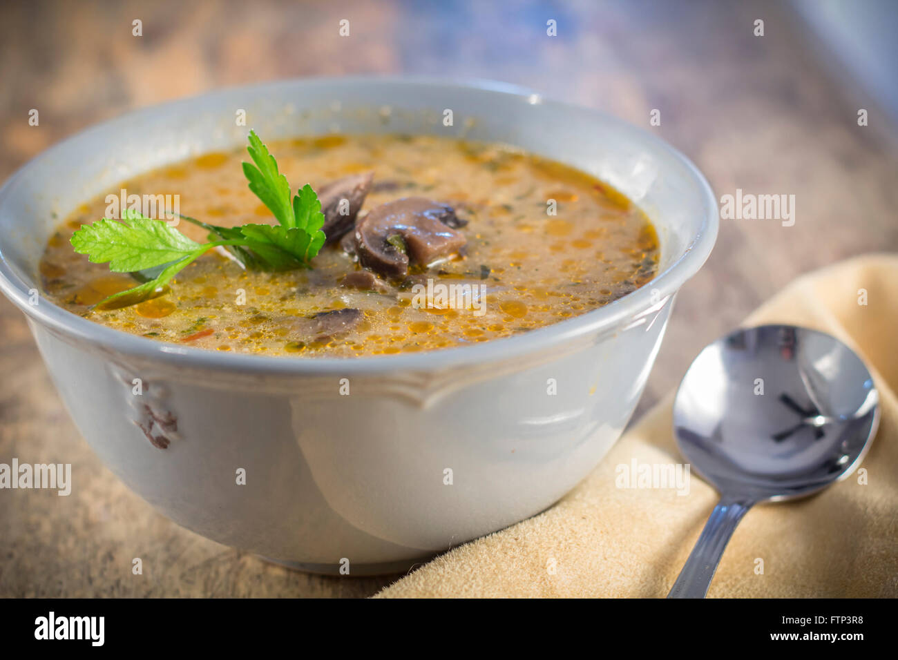 Authentic Rich And Creamy Hungarian Mushroom Soup With Paprika Flavor