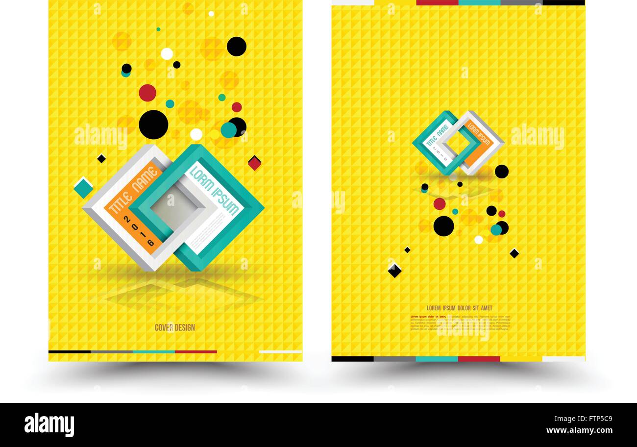 Vector design page template origami modern style. Vector illustration ...