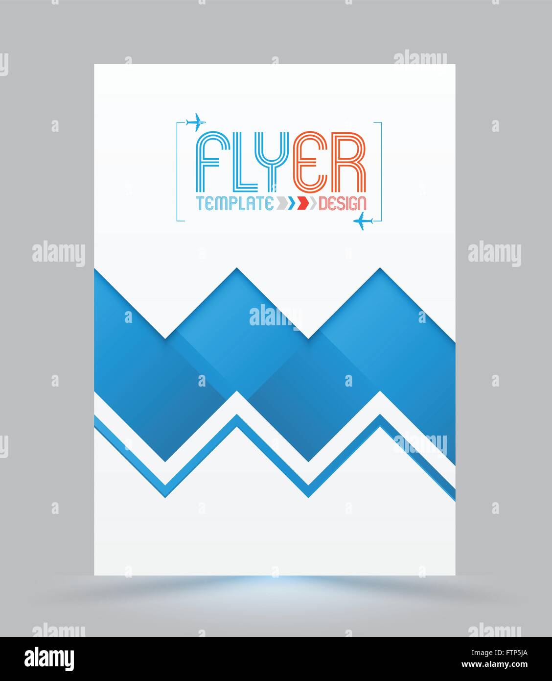 Vector design page template origami modern style. Vector illustration ...