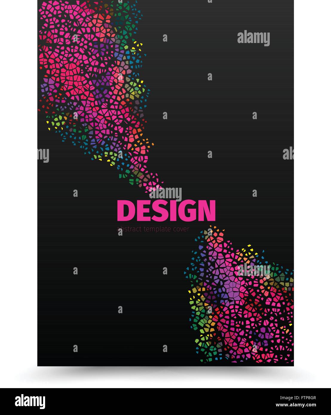 Vector design page template origami modern style. Vector illustration ...