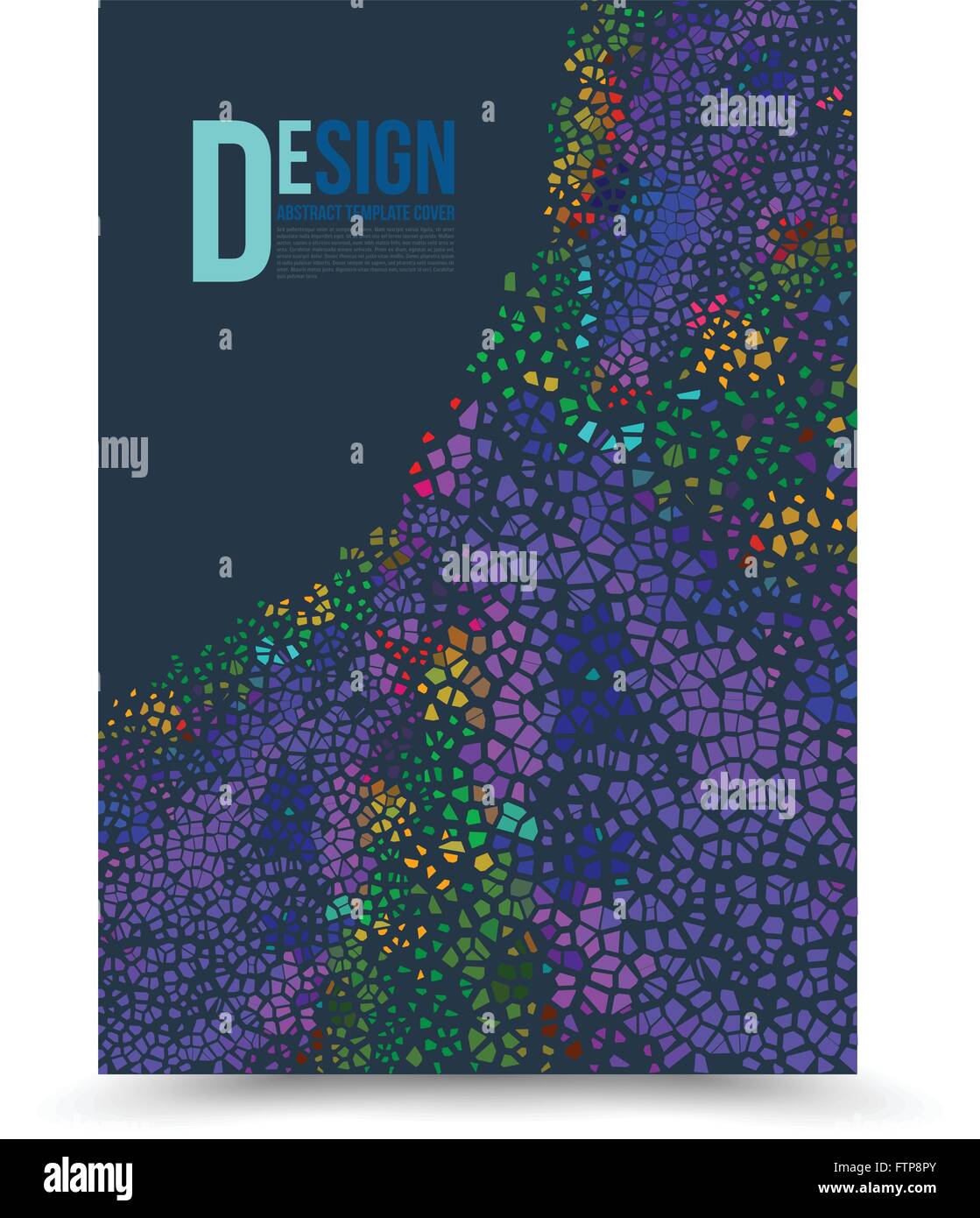 Vector design page template origami modern style. Vector illustration ...