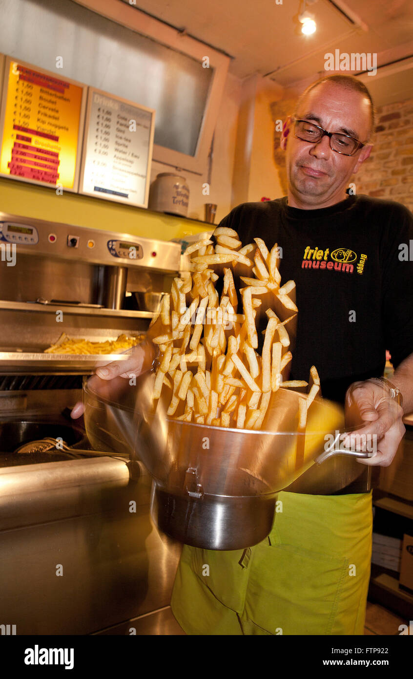 Bruges,Belgium: Friet Museum,the Belgian potato chip museum Stock Photo ...