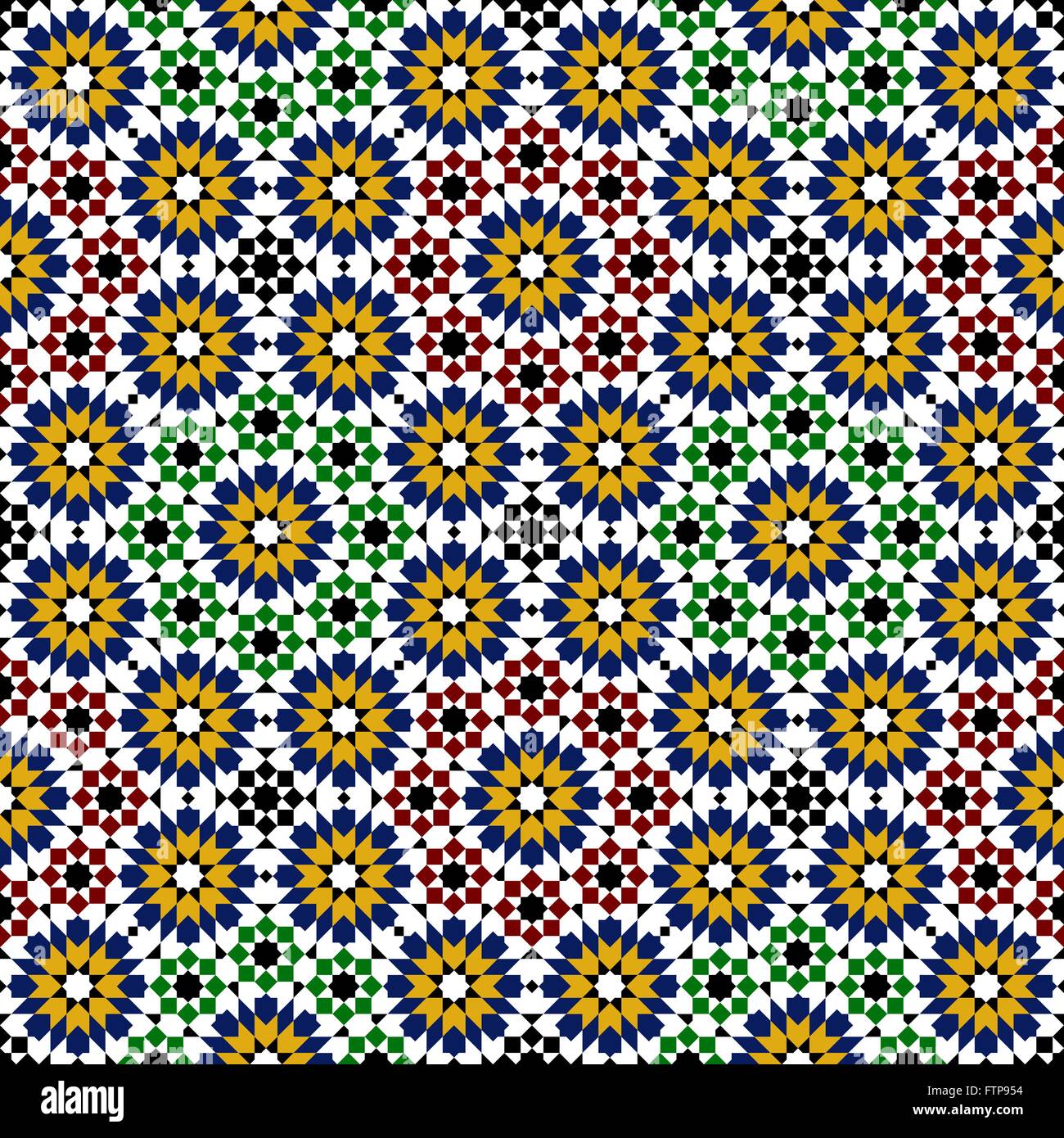 moroccan mosaic seamless Stock Vector Image & Art - Alamy