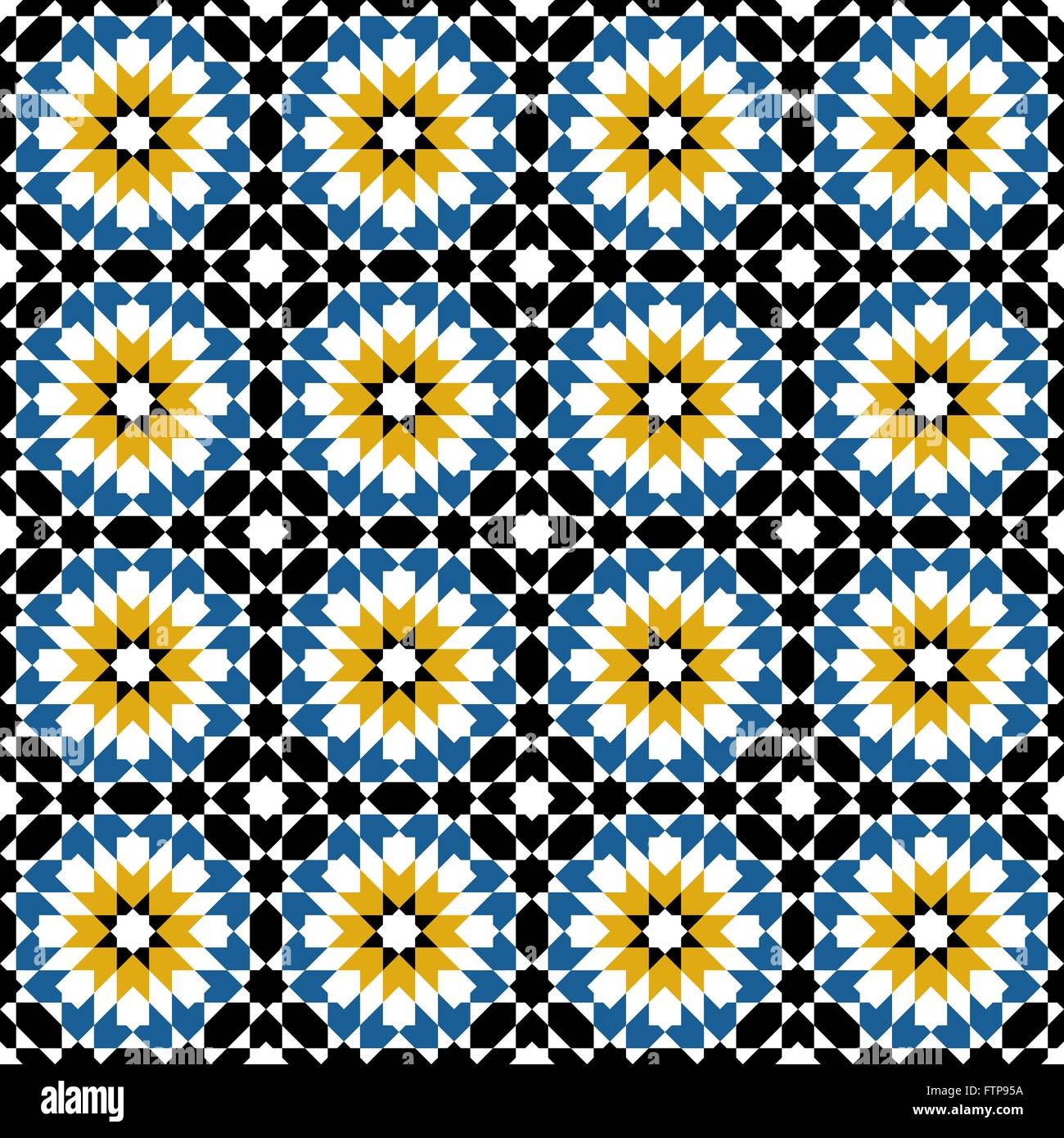 moroccan mosaic seamless Stock Vector Image & Art - Alamy