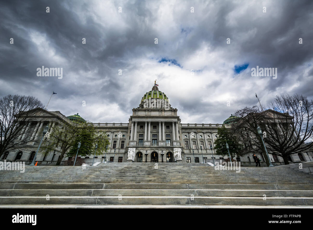 The Pennsylvania State Capitol Building, in downtown Harrisburg ...
