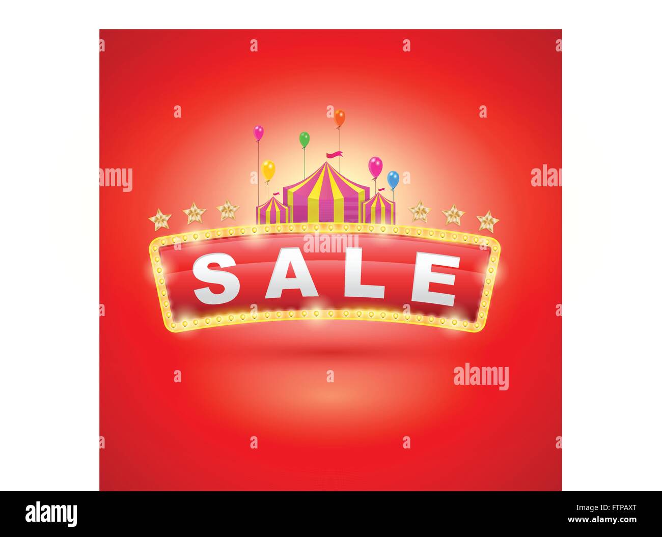 Tent Sale Vector