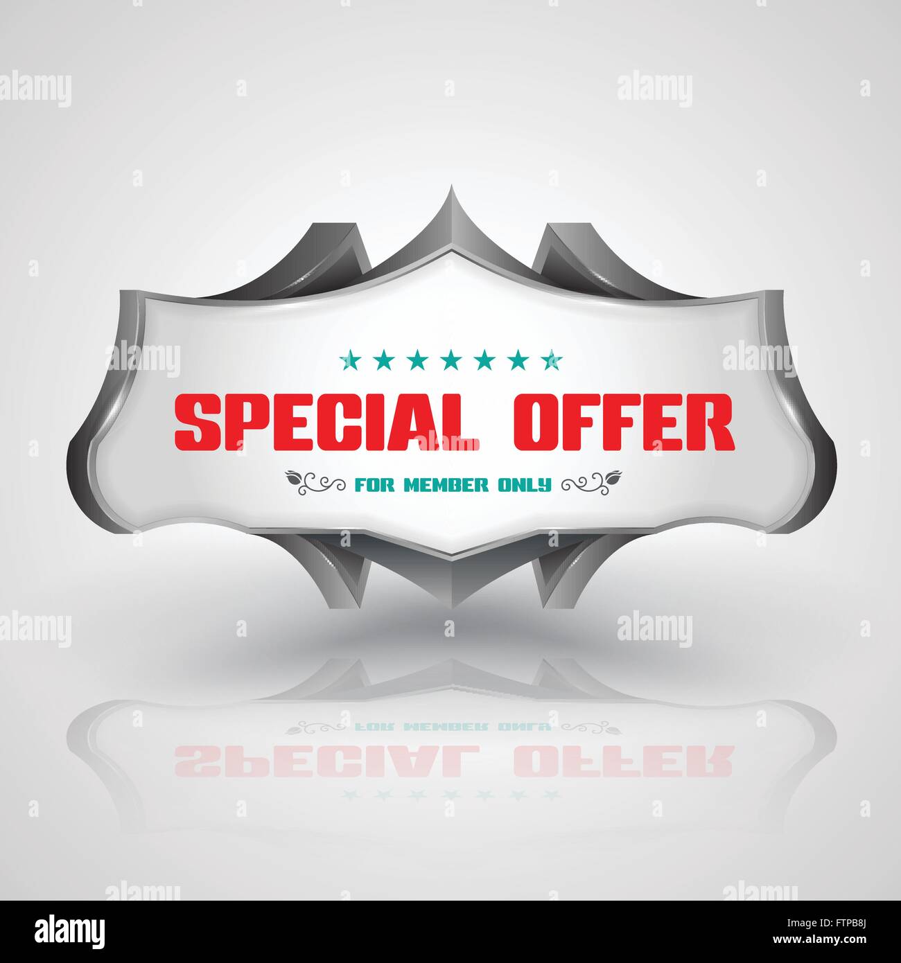 Vector banner 3d style. Vector illustration. Can use for promotion ...