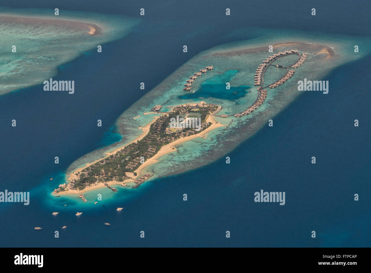 Reef Resort, Maldives Stock Photo - Alamy